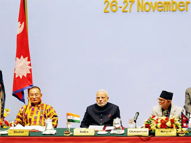 Concluding session of SAARC Summit - Prime Minister Narendra Modi in ...