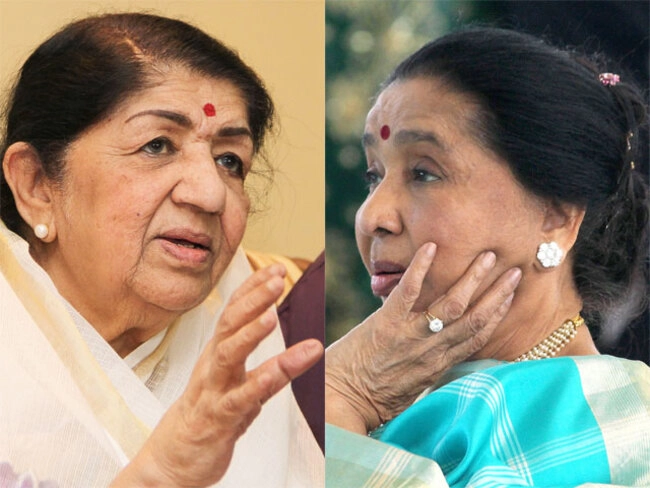 Lata Mangeshkar, Asha Bhosle collaborate on new album - The Economic Times