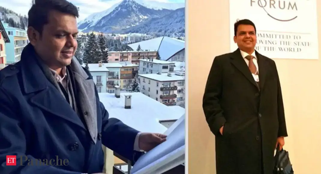 Devendra Fadnavis made a style statement at Davos - well, almost - The ...