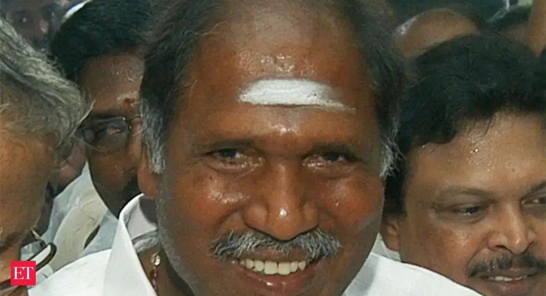 N Rangasamy: Puducherry CM N Rangasamy lays foundation stone for Rs 10 ...