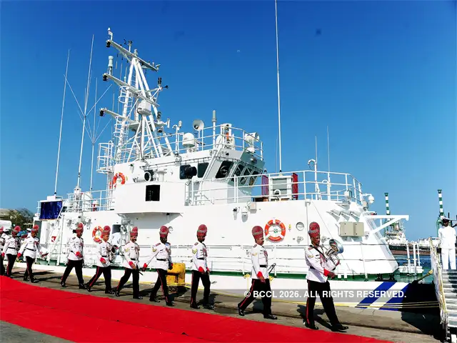 50 meter long - Coast Guard's Fast Patrol Vessel 'Anagh' & Interceptor ...
