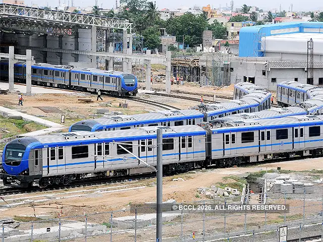Work has picked up pace - Chennai's Koyambedu-Alandur metro closer to ...