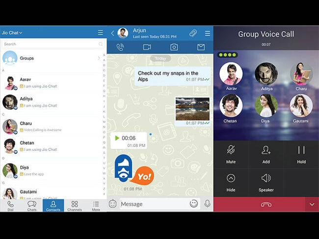 Reliance Jio launches instant messaging app - The Economic Times