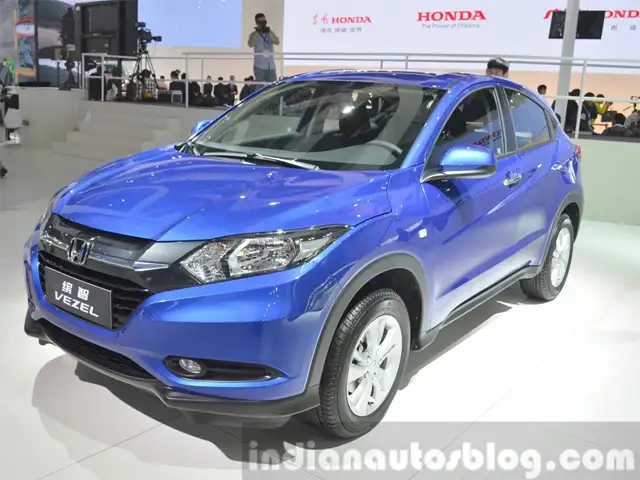 Honda Vezel compact SUV showcased at Shanghai Auto show - Honda Vezel ...