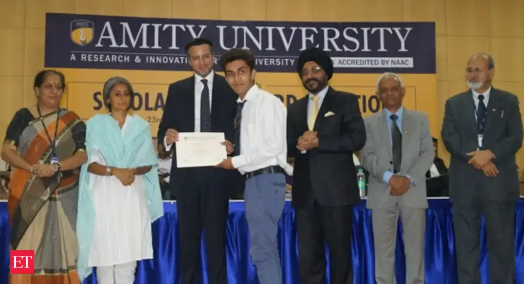 Amity University awards scholarships to meritorious students - The ...