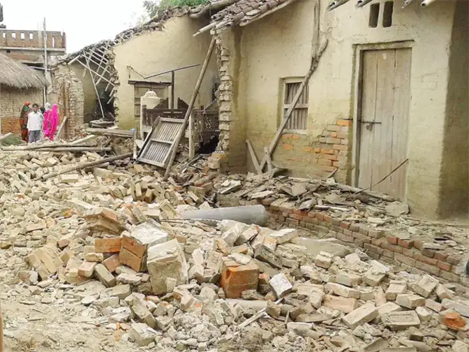 Government orders probe into pasting of 'bhukamp' sticker on injured at ...