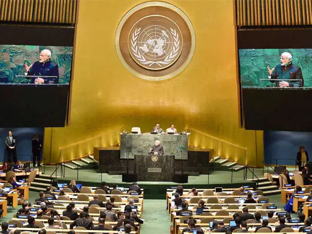 PM Modi addressing 12th ASEAN-India Summit - One year in office: 75 ...