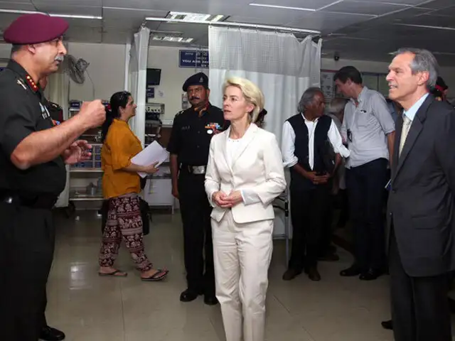At the Army R&R Hospital in Delhi - Choicest images of German Defence ...