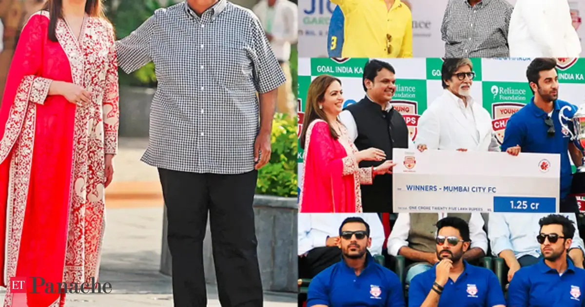 Mukesh and Nita Ambani celebrate the launch of their new venture - The ...