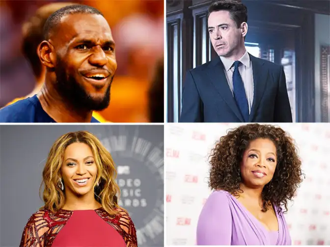 Here's a list of the world’s most powerful celebrities - The Economic Times