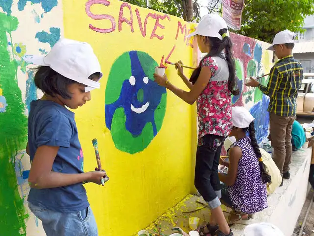Painting awareness - How the world is celebrating World Environment Day ...