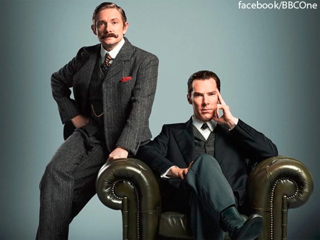Vintage Sherlock-Watson in Christmas special's official photo - The ...