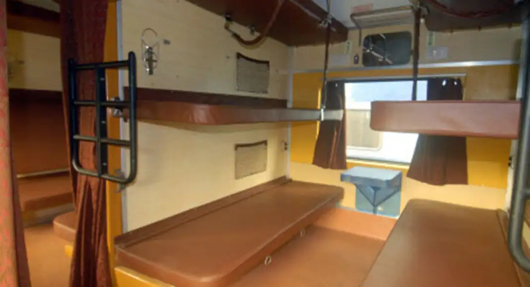 Railways unveils new AC coach with CCTV cameras and improved safety ...