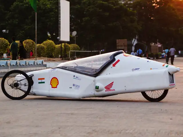 Laddertype chassis - Three-wheel car by students promises 300kmpl ...