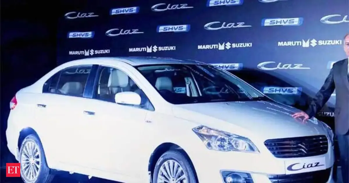 Maruti launches Ciaz variants with added safety features - The Economic ...