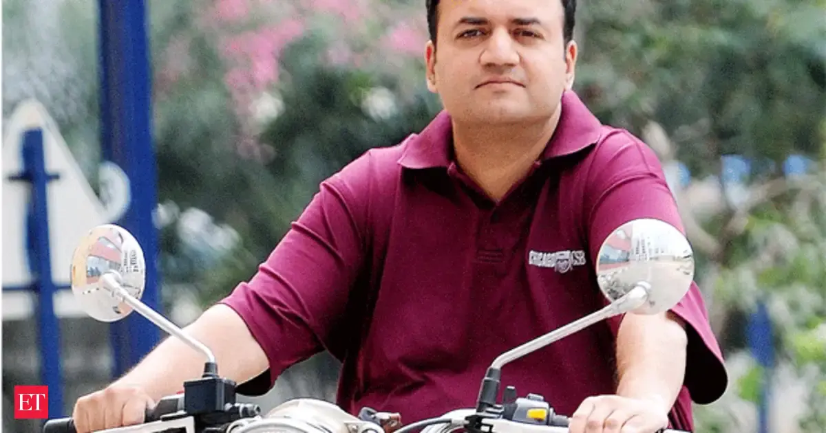 Dhiraj Rajaram is a big bike and movie enthusiast - The Economic Times