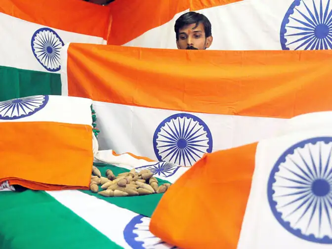 PM Modi signs national flag, sparks controversy - The Economic Times