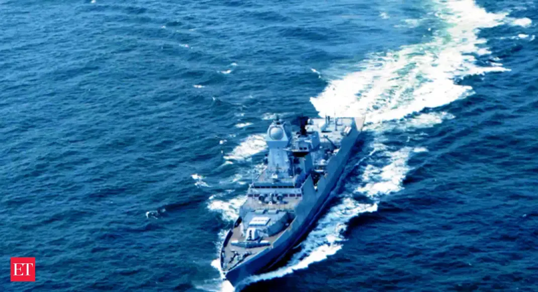 INS Kochi during its sea trials - The Economic Times Video | ET Now