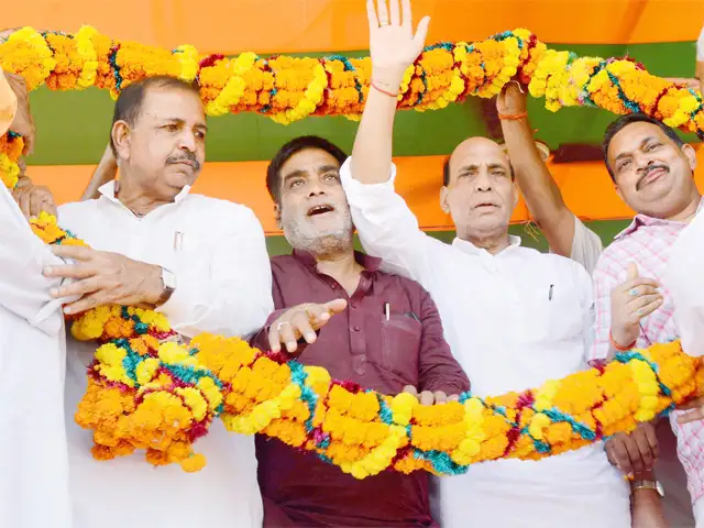 BJP supporter at Modi's election rally - How Bihar is gearing up for ...