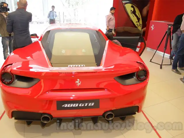 Rear-end - Ferrari 488 GTB launched in India at Rs 3.88 crore | The ...