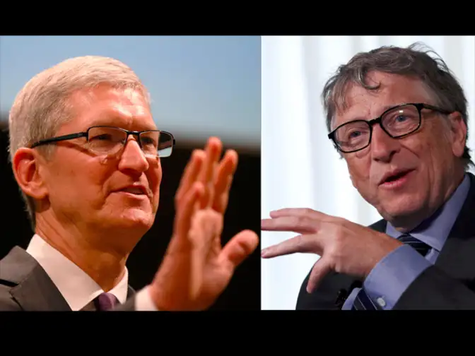 Bill Gates stands against Tim Cook’s refusal to unlock iPhone - The ...