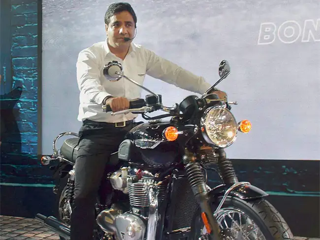 Triumph Motorcycles' Vimal Sumbly 'needs rough roads' to enjoy his ride ...