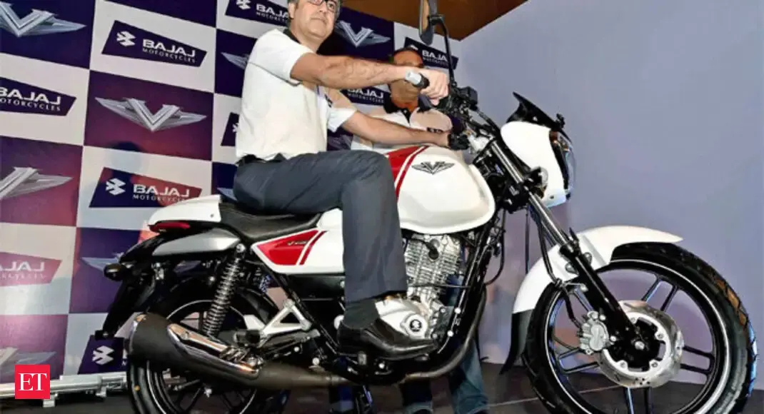 Bajaj Auto aims to sell 50,000 'V' bikes in 18 months - The Economic Times