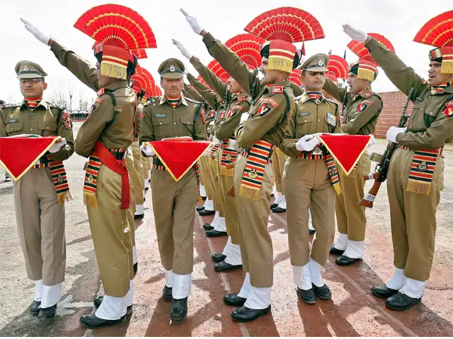 BSF recruits passing out parade takes place in Srinagar - BSF recruits ...