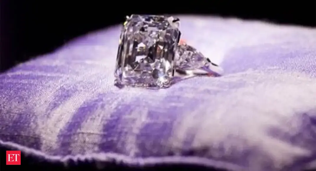 32-carat diamond sold for $7.7 mn at NYC auction - | The Economic Times