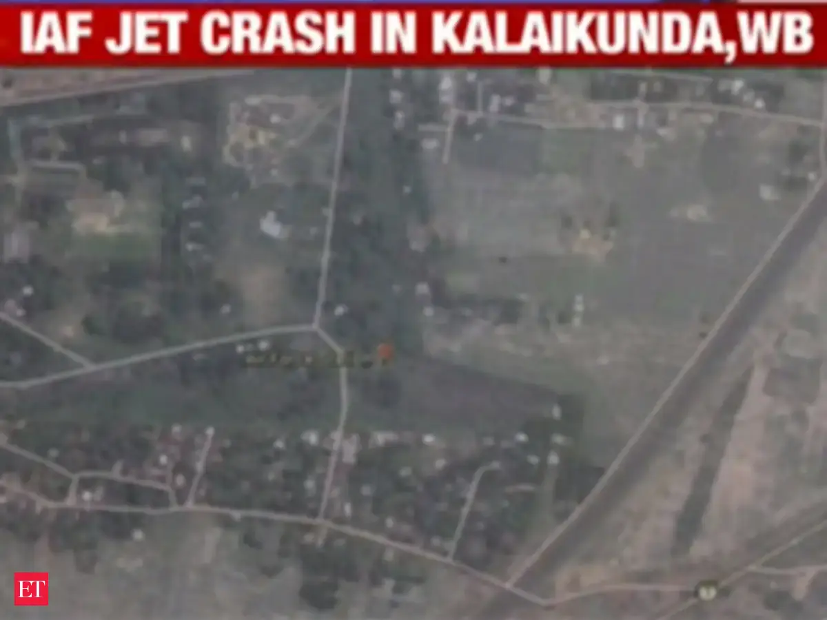 IAF trainer jet crashes in West Bengal, both pilots eject safely - The ...