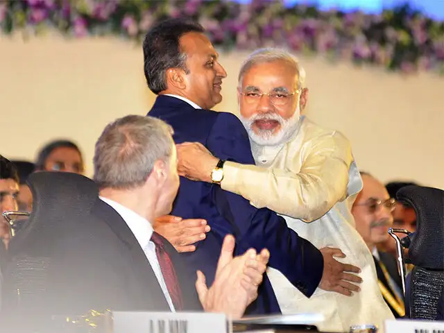 Anil Ambani - Bigwigs sing happy birthday to PM Modi | The Economic Times