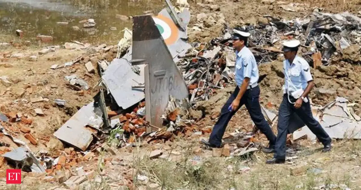 Indian Air Force: Jaguar aircraft of IAF crashes in Rajasthan - The Economic Times