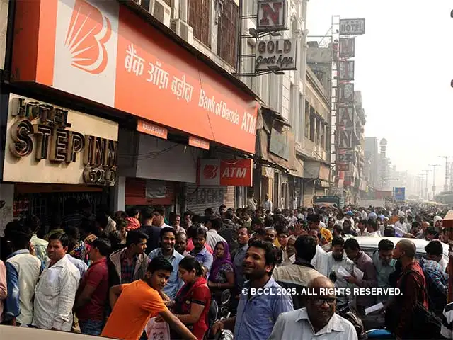 India stands in long queue - Seven days of demonetisation and chaos ...
