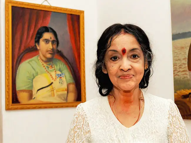 Ravi Varma's great-great-granddaughter Rukmini's exhibition after 30 ...
