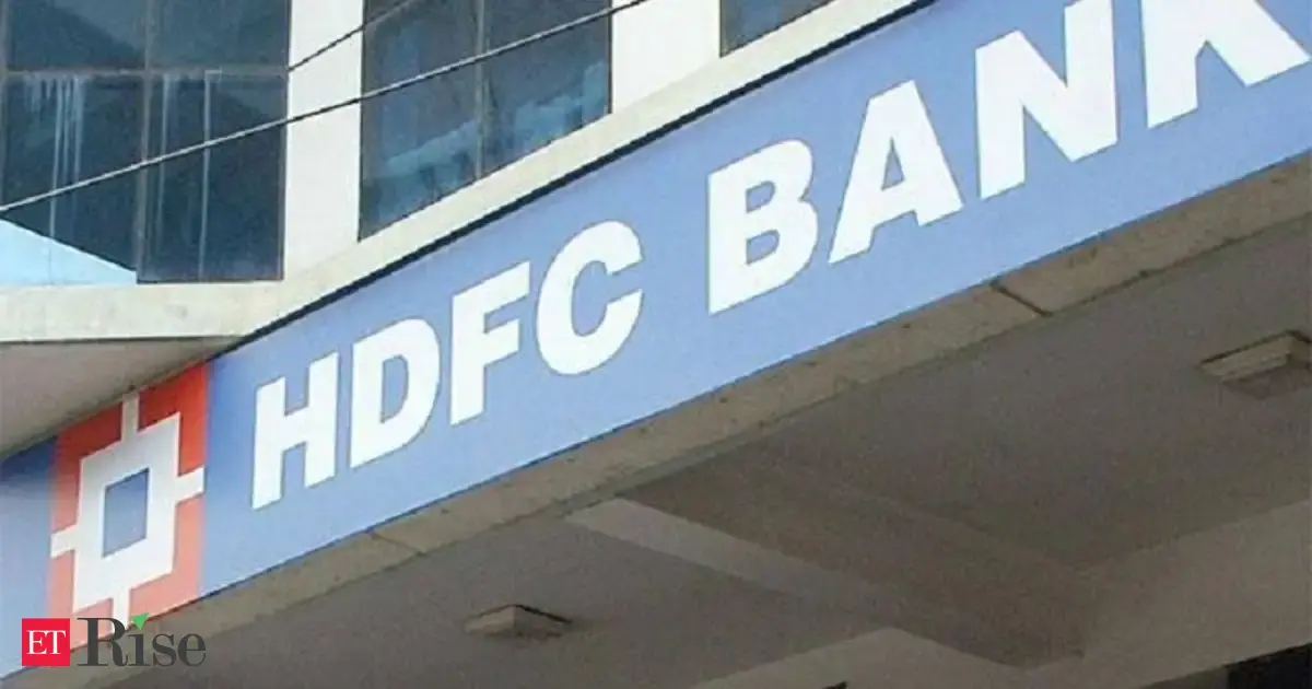 HDFC Bank staff count drops by 4,581. Here’s why - The Economic Times