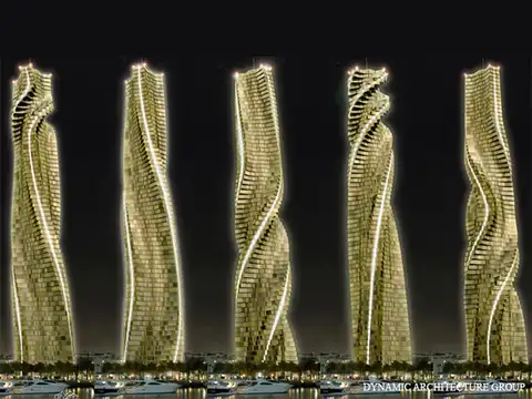 Dubai Spinning Building Environmental Design: Dynamic Tower Dubai