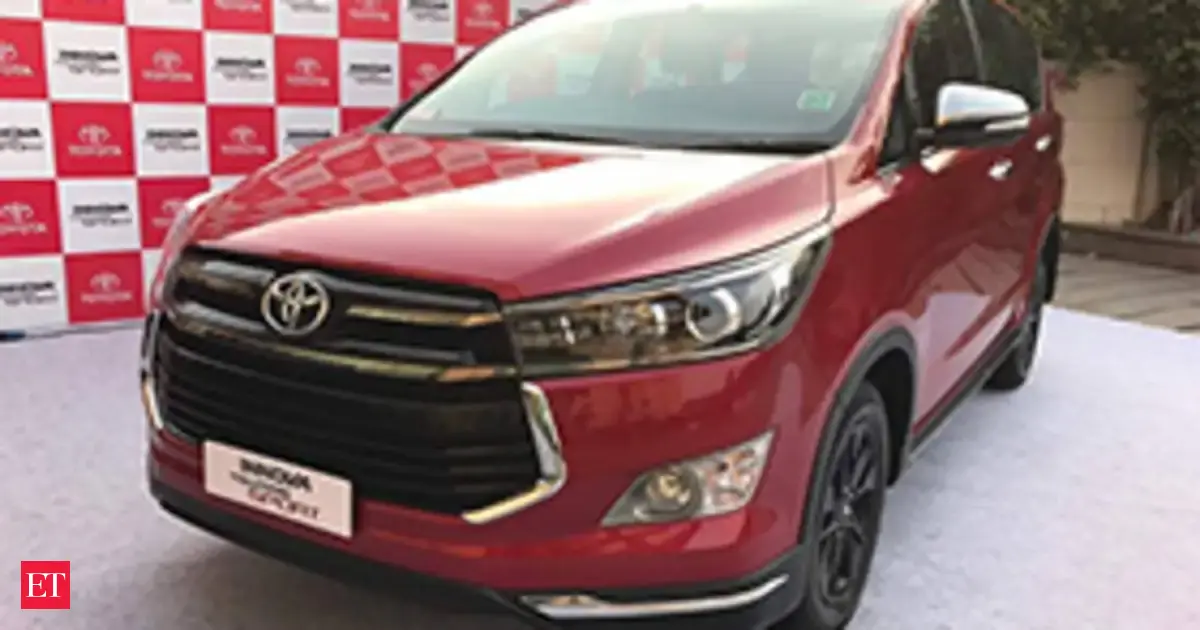 Check out the all-new Toyota Innova Touring Sport - The Economic Times