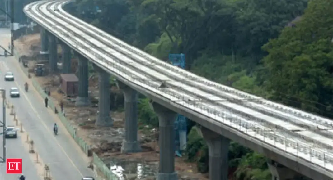 Metro work in progress - | The Economic Times