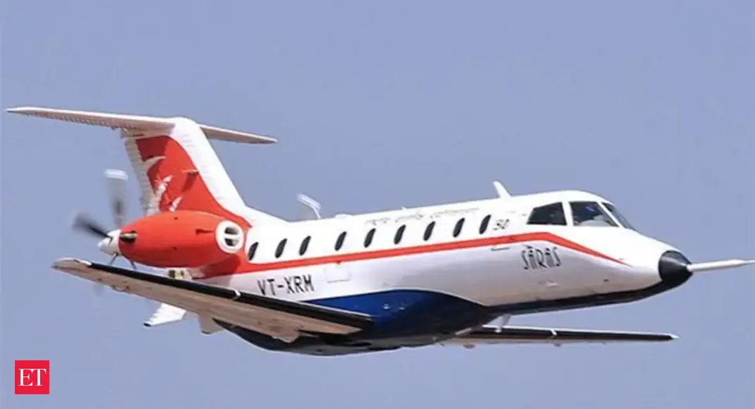 Saras, first made-in-India passenger jet gets new wings - The Economic ...