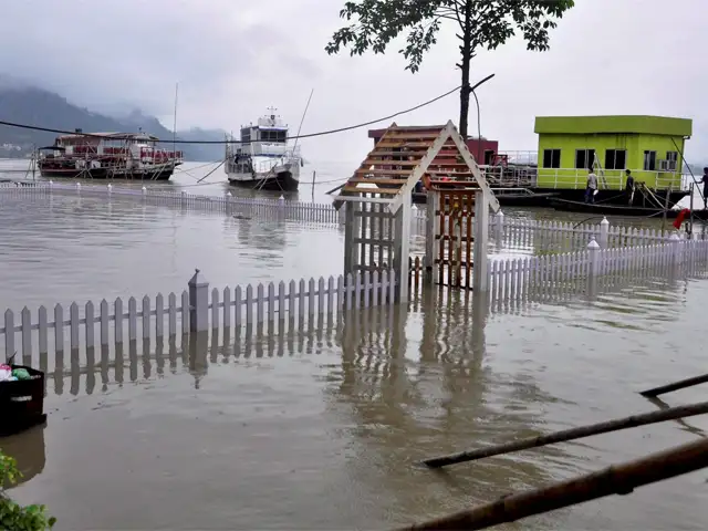 Flooded river Brahmaputra - How floods wreak havoc in Bihar, Assam ...