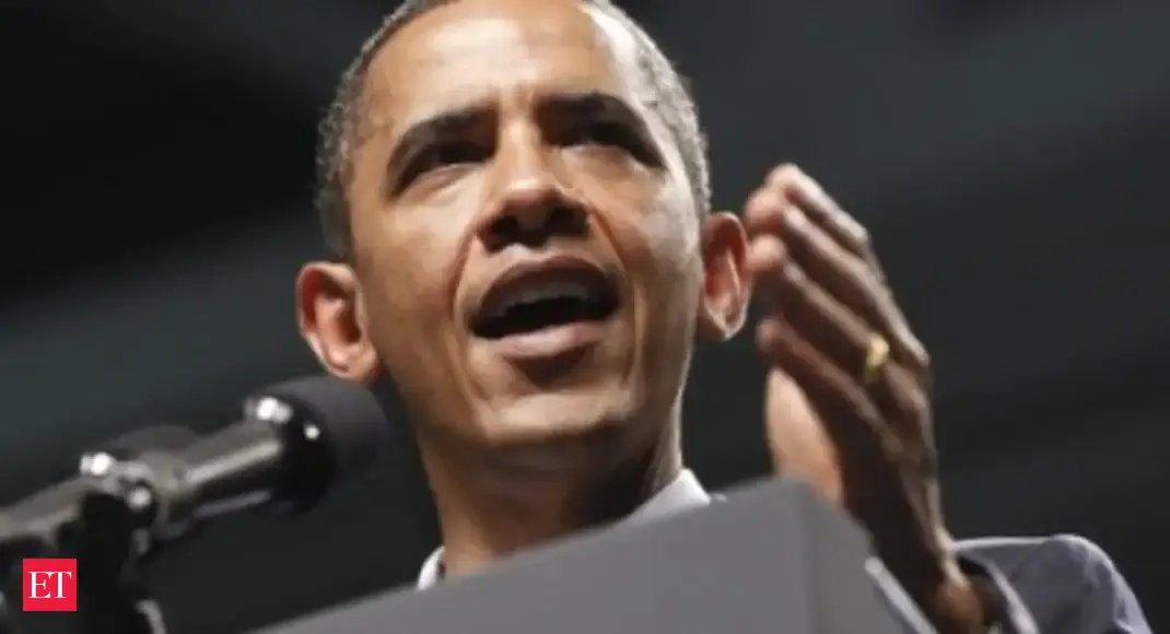 Obama tours Theodore Staging Facility - | The Economic Times