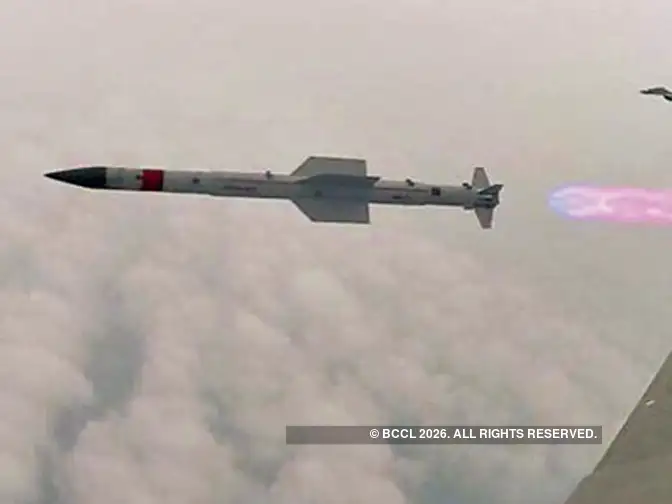 Astra missile a step closer to induction - The Economic Times
