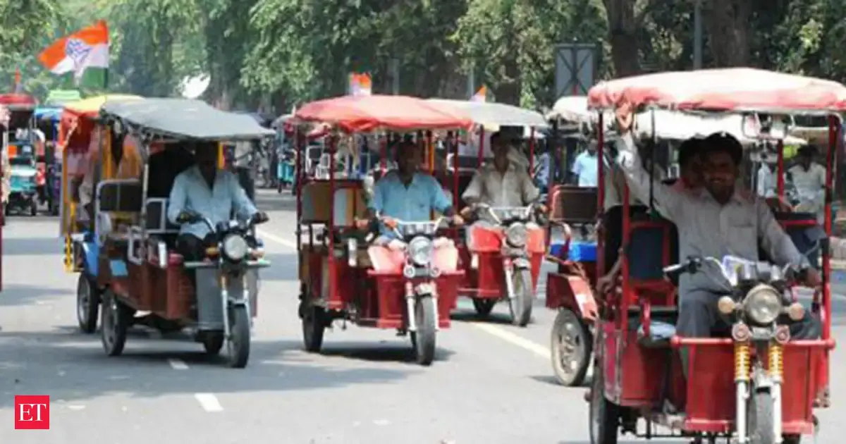 e-rickshaws: Centre to float bulk tenders for E-rickshaws - The ...