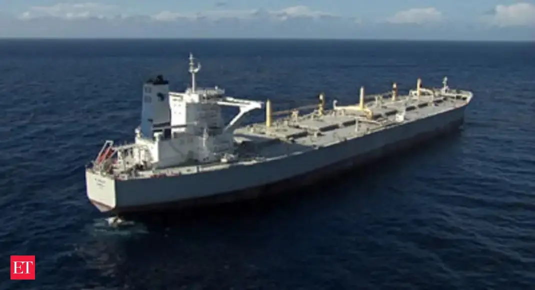 A satellite image of BP spill - | The Economic Times