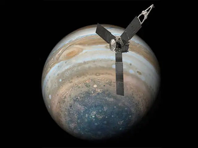 String of pearls - Get a glimpse of Jupiter's stunning southern ...