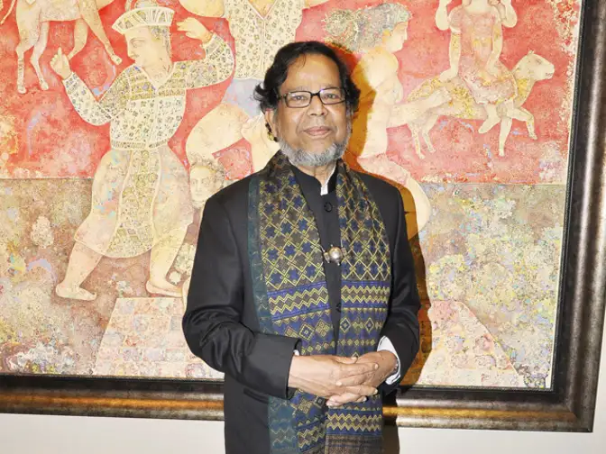 art: Sakti Burman's works of art lay in the attic, got recognition ...