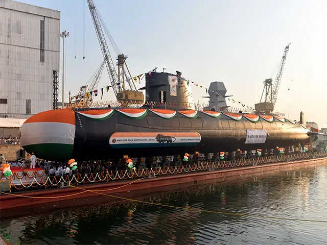 Attack ready - Indian Navy launches 3rd Scorpene class submarine Karanj ...