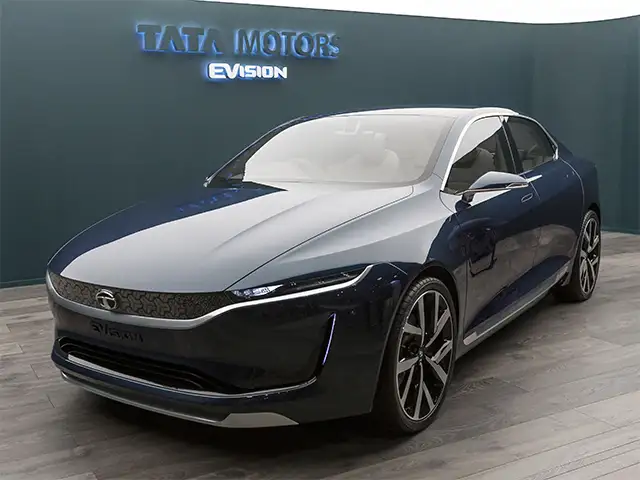 Geneva Motor Show: Tata's E-Vision Sedan Concept Is Here - In The Fast ...