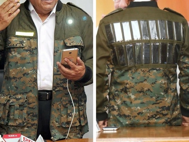 solar jacket: This new solar jacket is enabled with features like ...
