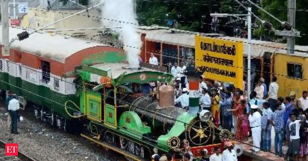 Southern Railway clocks Rs 7,670 crore revenue in FY18 - The Economic Times